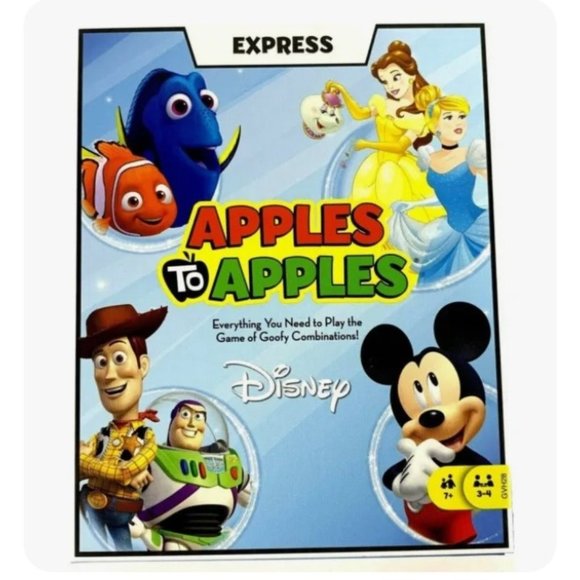 Mattel | Toys | Disney Apples To Apples Card Game Family Game For Kids ...